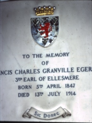 Egerton, Francis Charles 3rd Earl of Ellesmere | The Heraldry Society
